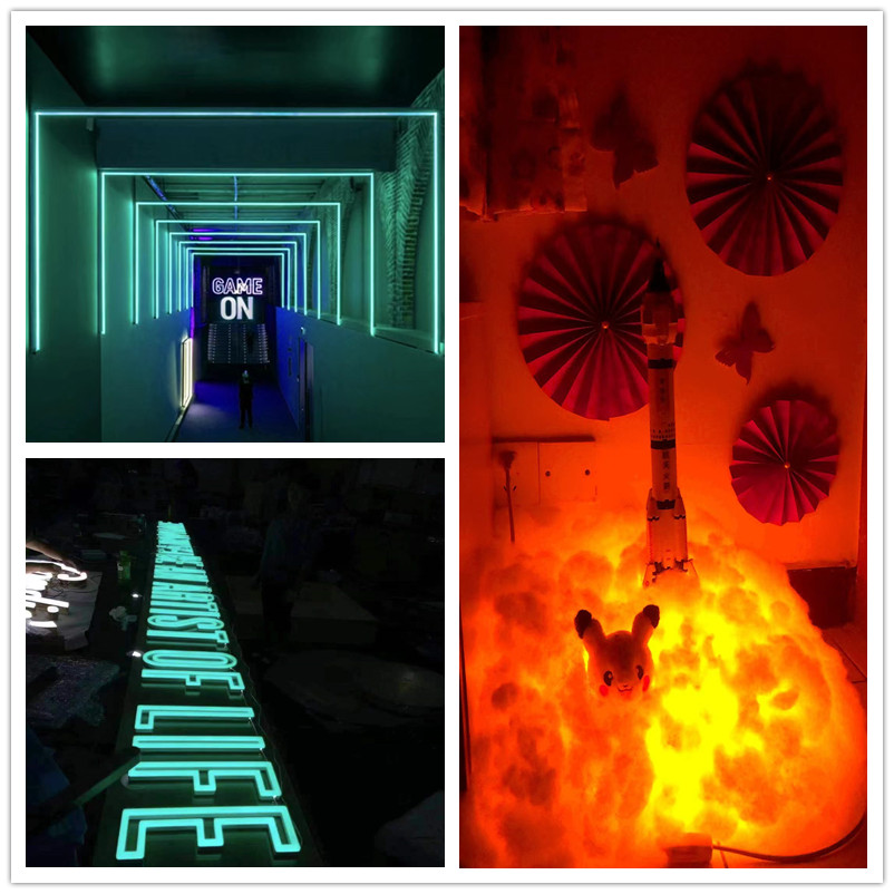 High Brightness COB LED Strip Light 12V 24V Self Adhesive Simulated ...