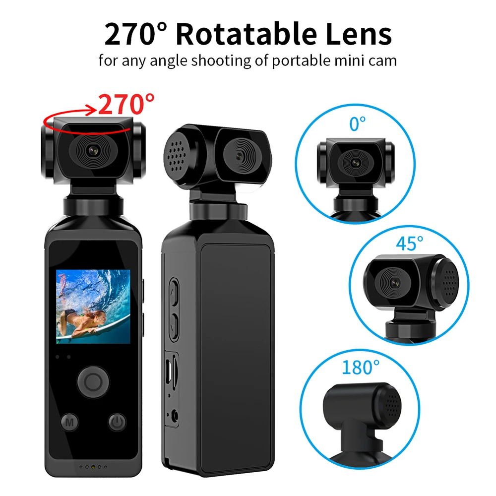 4K HD Mini Action Camera Home DV Magnetic Video Voice Recorder Motion ...