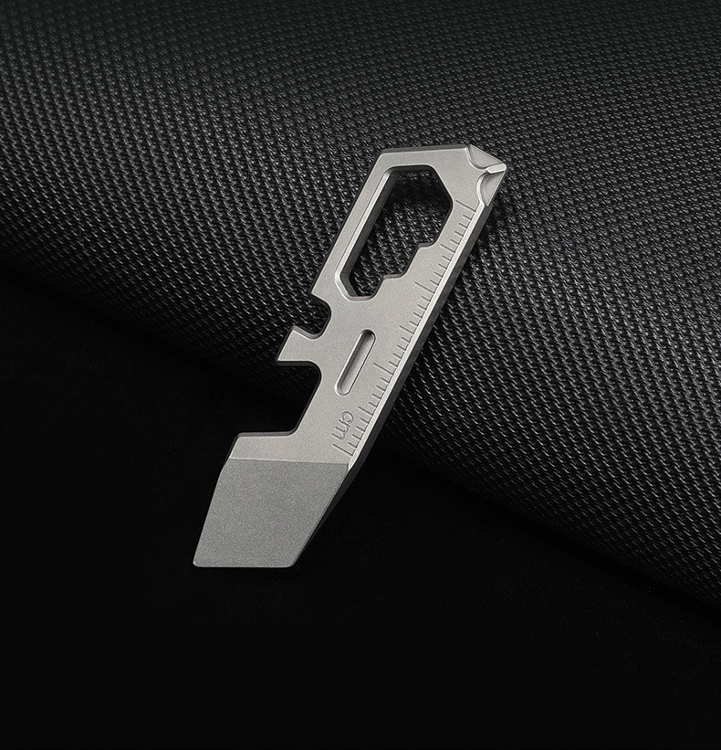 CNEDC Titanium Alloy Crowbar Screwdriver Keychain Mini Unboxing Bottle ...