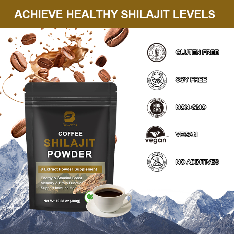 BEWORTHS Shilajit Coffee Powder 300g Pure Himalayan With Fulvic Acid ...