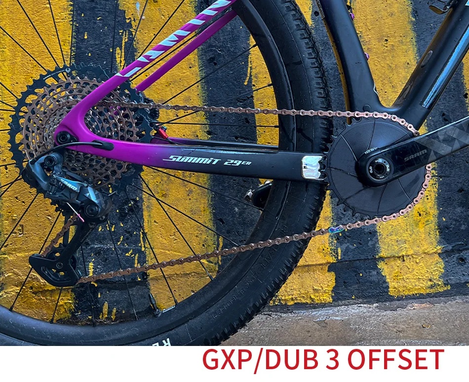 PASS QUEST Chainring gxp 3mm Offest Sram Direct Mount Gravel Bike mtb ...