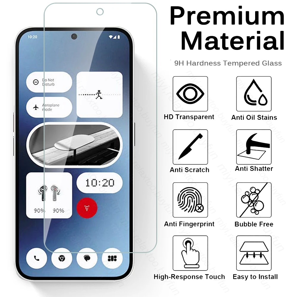 Nothing Phone (2a) (2)(1) Tempered Glass Screen Protectors For Nothing ...