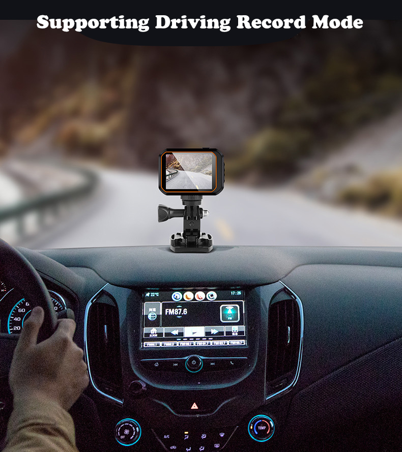 360 Go Pro Action Camera Motorcycle 4K HD Underwater Video Recording ...