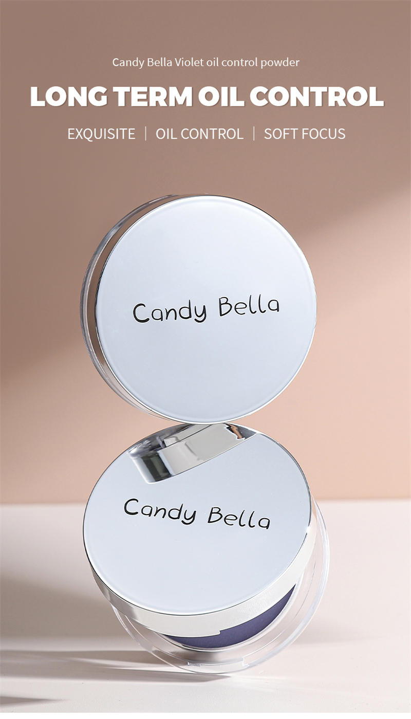 Purple Pressed Powder-Free Transparent Oil Control Natural Brightening ...