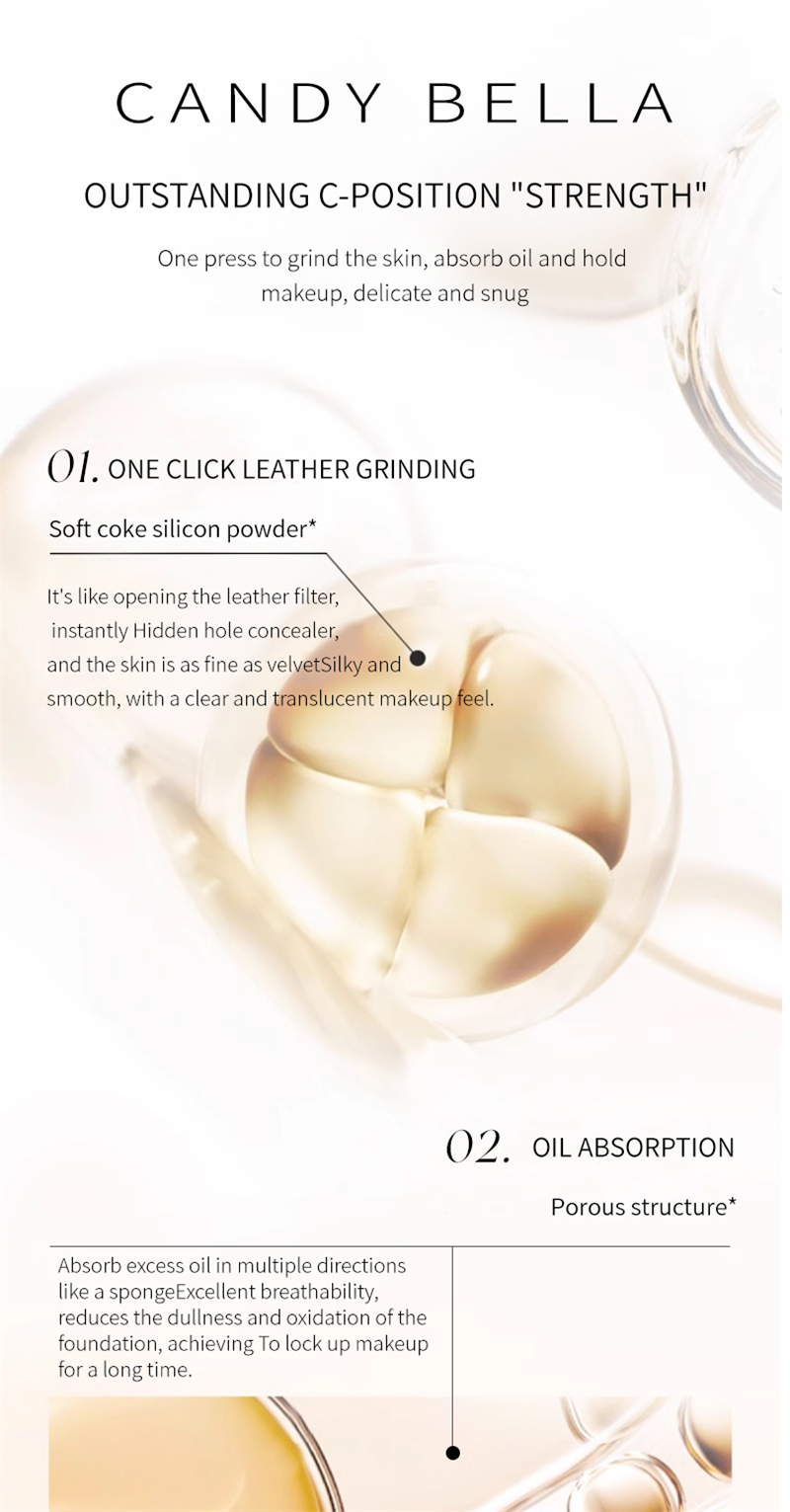 Purple Pressed Powder-Free Transparent Oil Control Natural Brightening ...