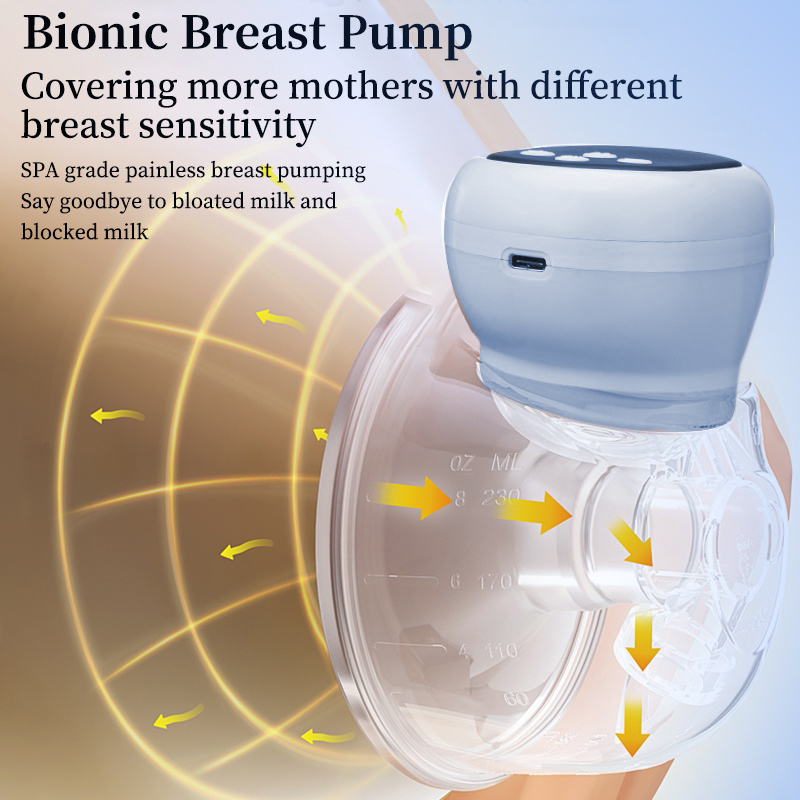 on hand Spot goods Breast Pump Strong Suction Force Wearable Electric ...