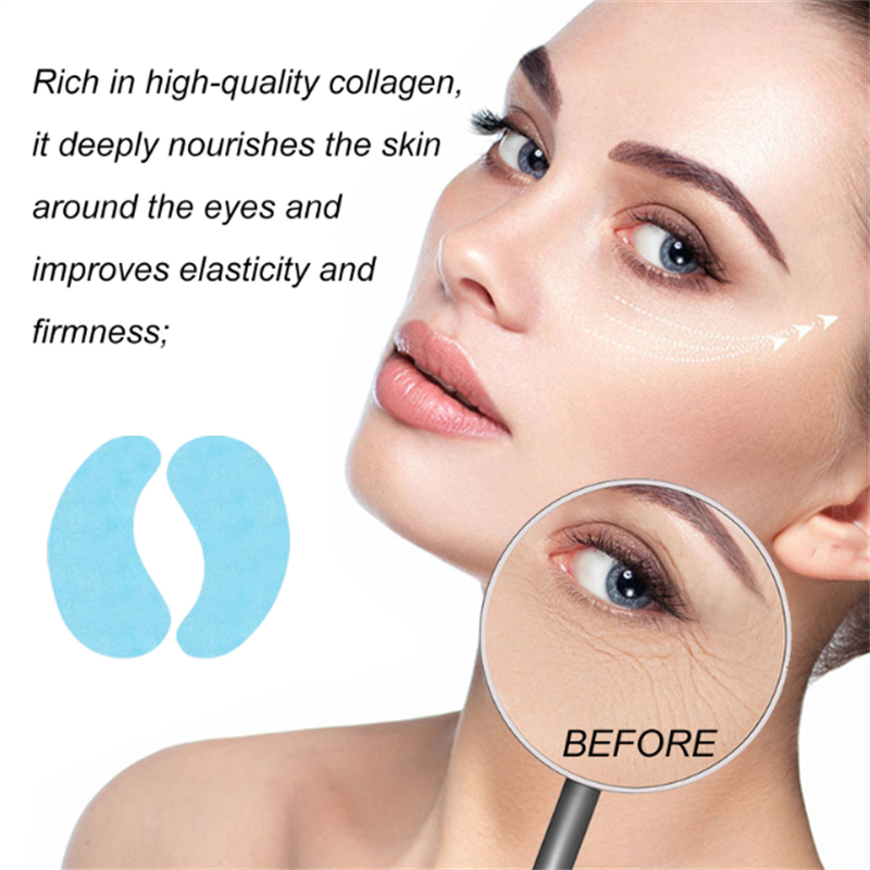 Nano Collagen Membrane Paper Soluble Facial Mask Forehead Cheek Sticker ...