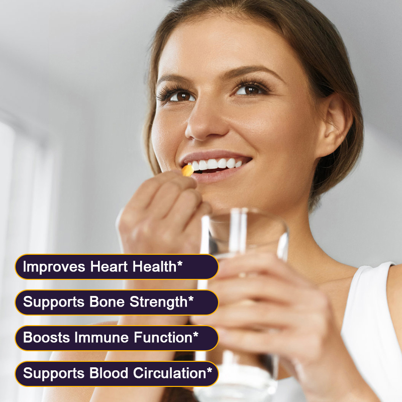 Vitamin D3+K2- bone enhancing immune healthy dietary supplement -30/60 ...