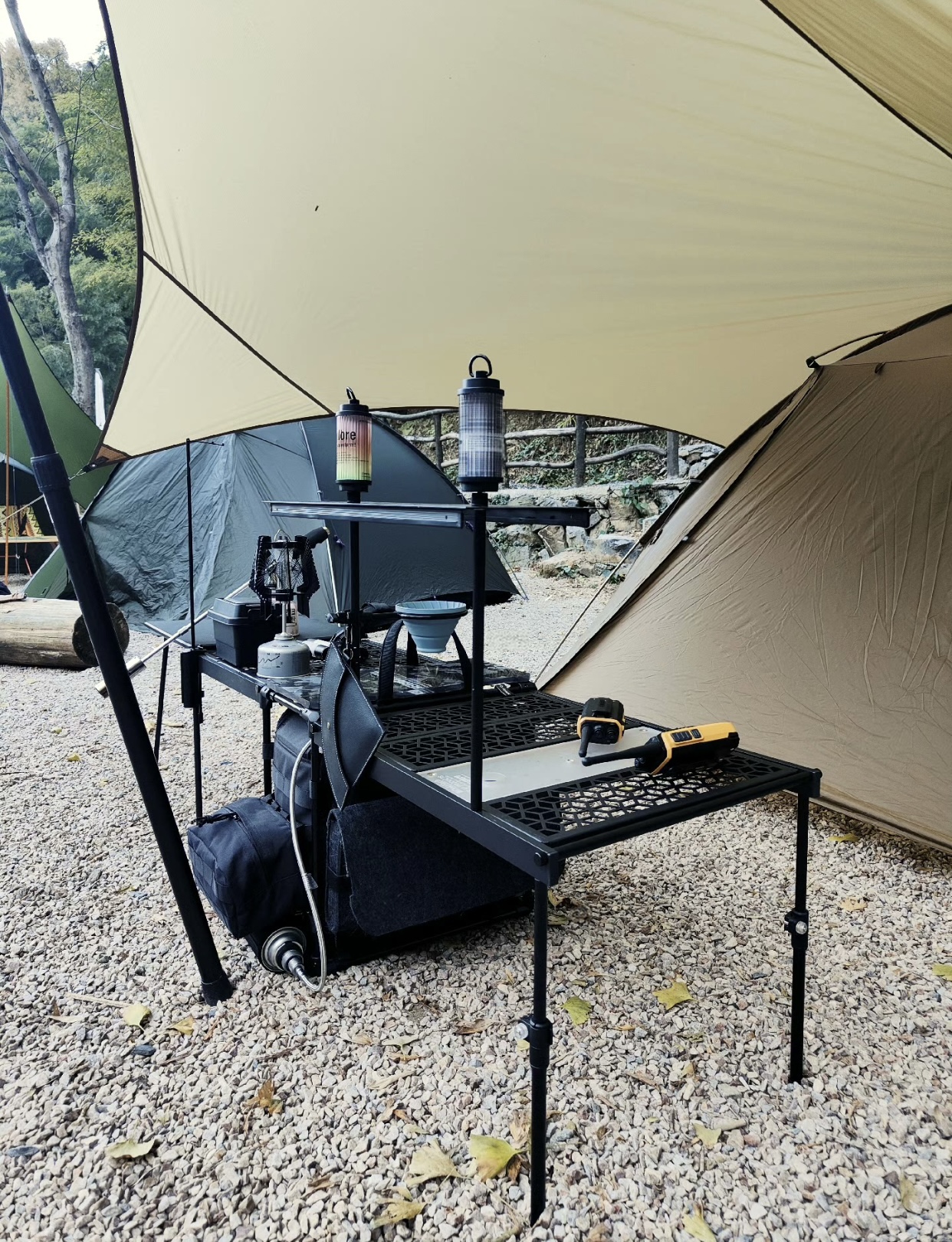 Outdoor Camping Equipment Accessories, Suitable for helinox office M Table Extension Frame IGT ...