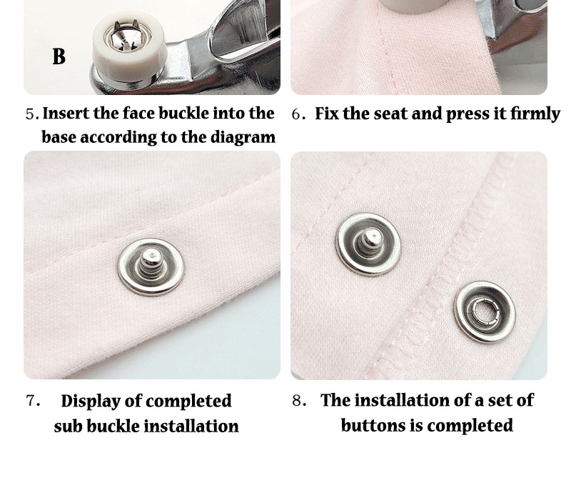 100 Set Snap Button Pliersn tools Set with storage box Metal Snap ...