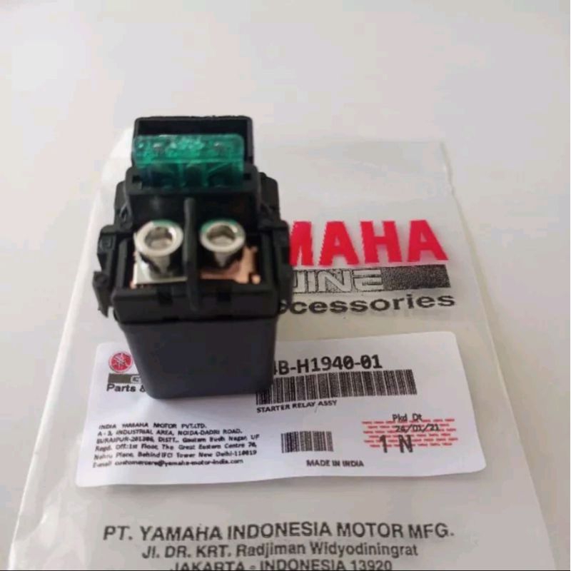 MOTORCYCLE STARTER RELAY FZ16/FZi SZ16 V1 V2 V3 YAMAHA FZi YTX 125 OEM ...