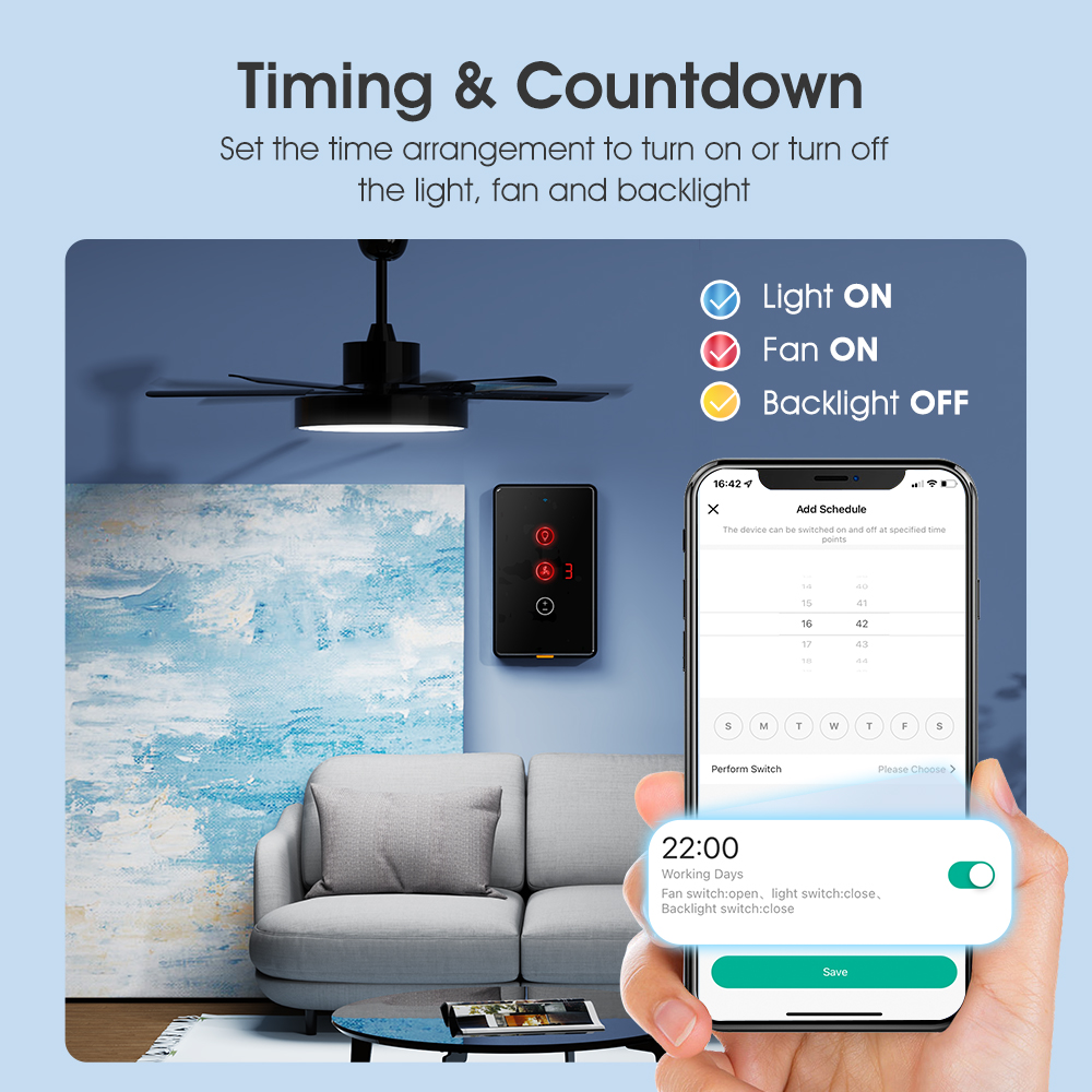 SMATRUL Tuya Smart WiFi Touch Switch Brazil Fan Light Ceiling Lamp ... SMATRUL Tuya Smart WiFi Touch Switch Brazil Fan Light Ceiling Lamp ...