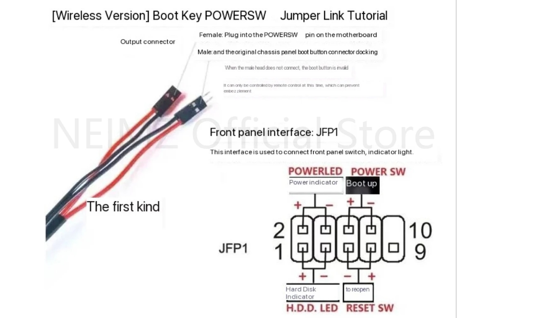 Remote Power ON/OFF Switch for Desktop Computer. Wireless PC ...