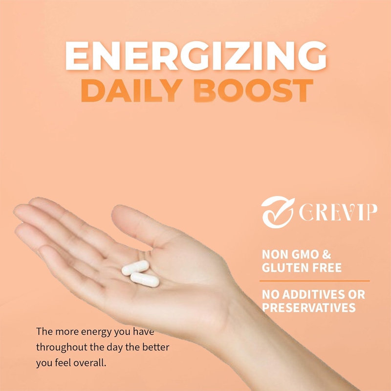 CREVIP Vitamin B2 Riboflavin Promotes Metabolism Dietary Capsules ...