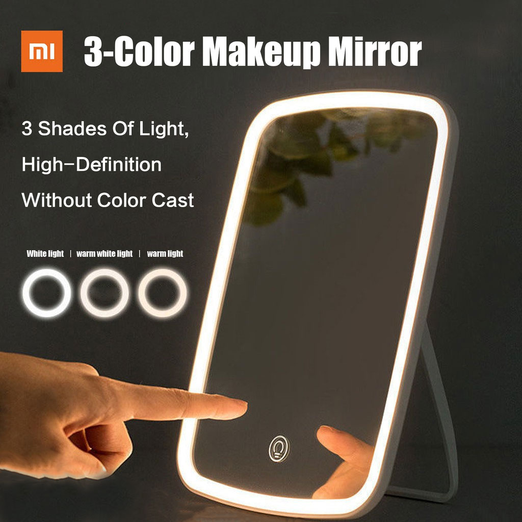 Xiaomi Mijia LED Makeup Mirror Touch Switch Control with led Light ...