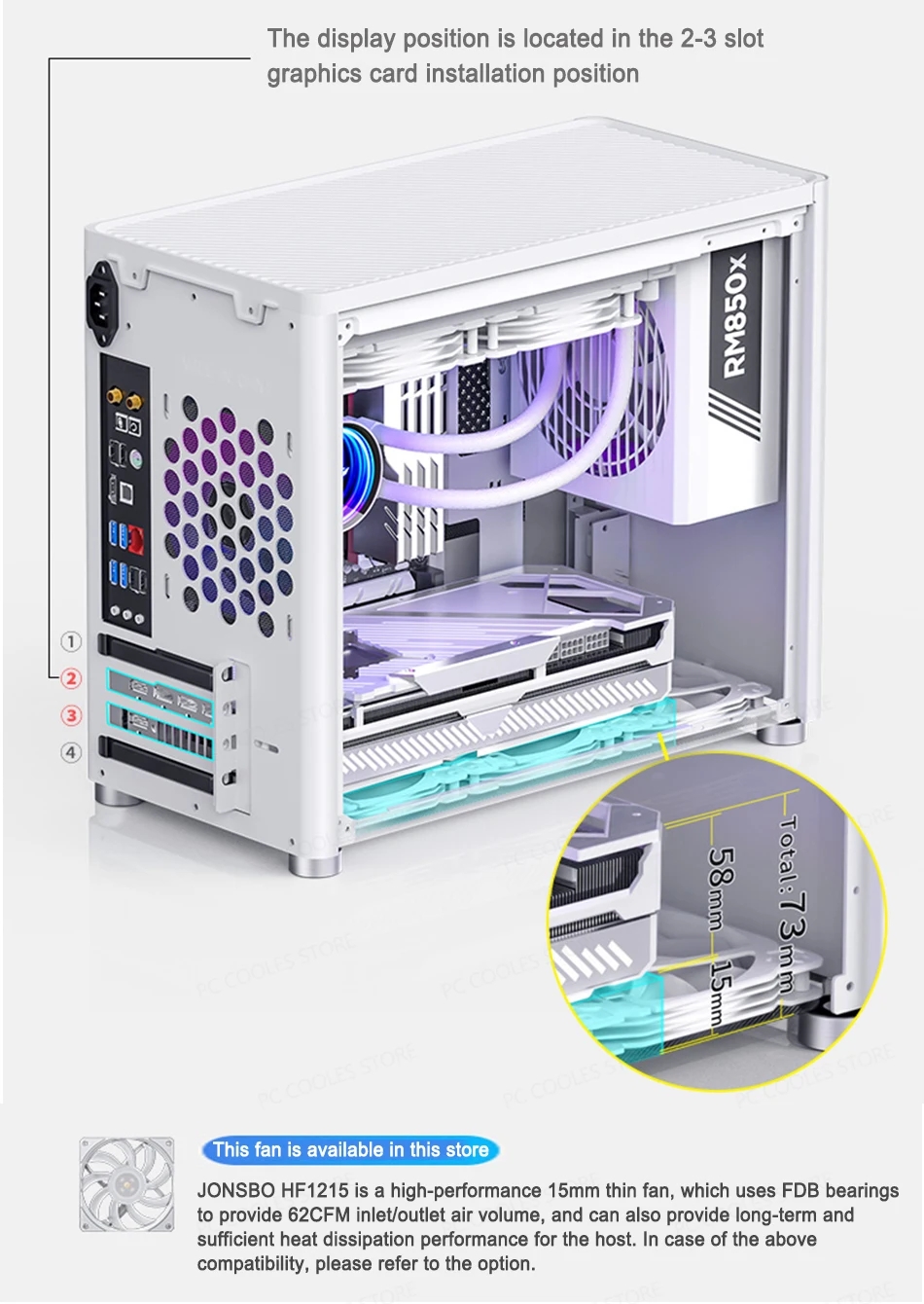 JONSBO D30 M-ATX Case White/Black/Silver Aluminum Housing Side ...