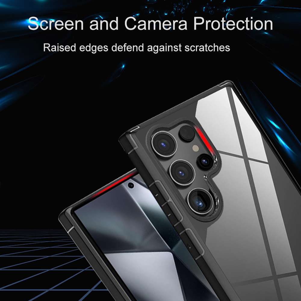Transparent Hard Casing For Samsung Galaxy S24 S24 ULTRA PLUS S23 S22 ...
