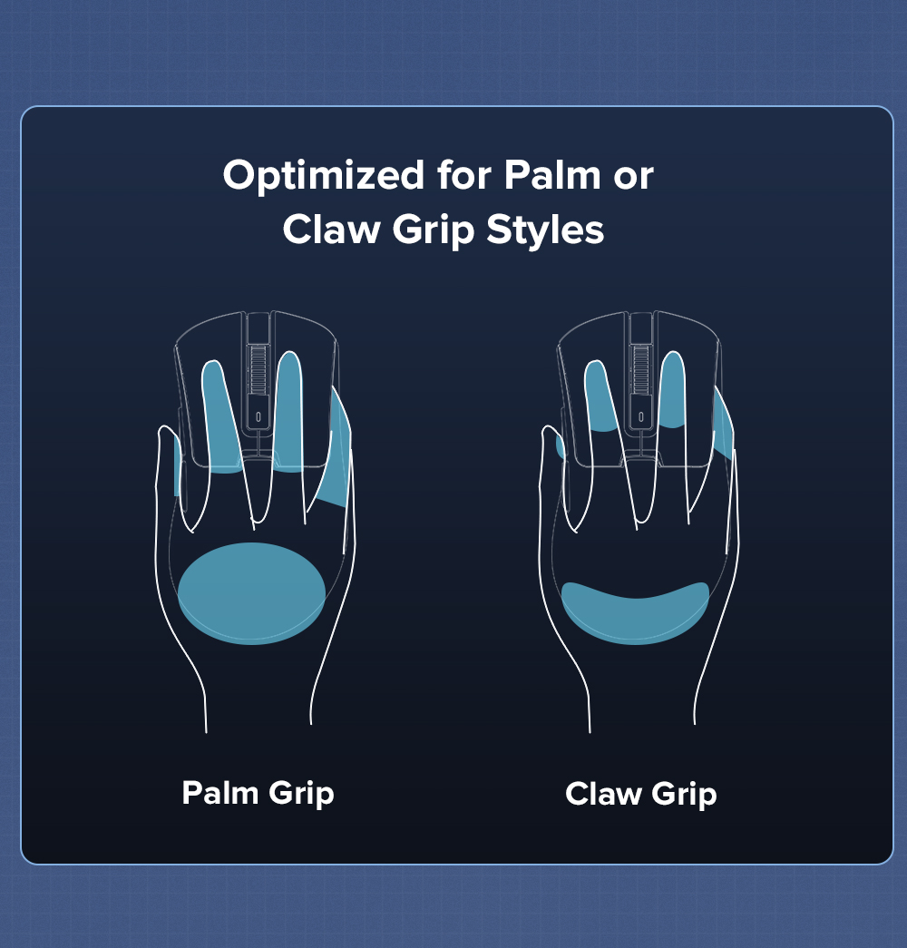 Delux M900 PRO PAW3395 Gaming Mouse DPI MAX 26000 Wired 2.4G Wireless ...