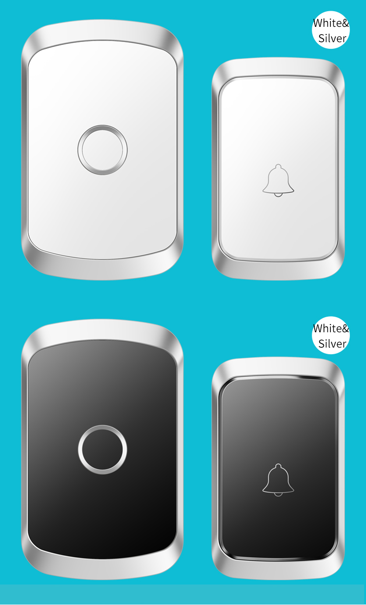 Wireless intelligent waterproof home call bell,welcome doorbell with 60 ...