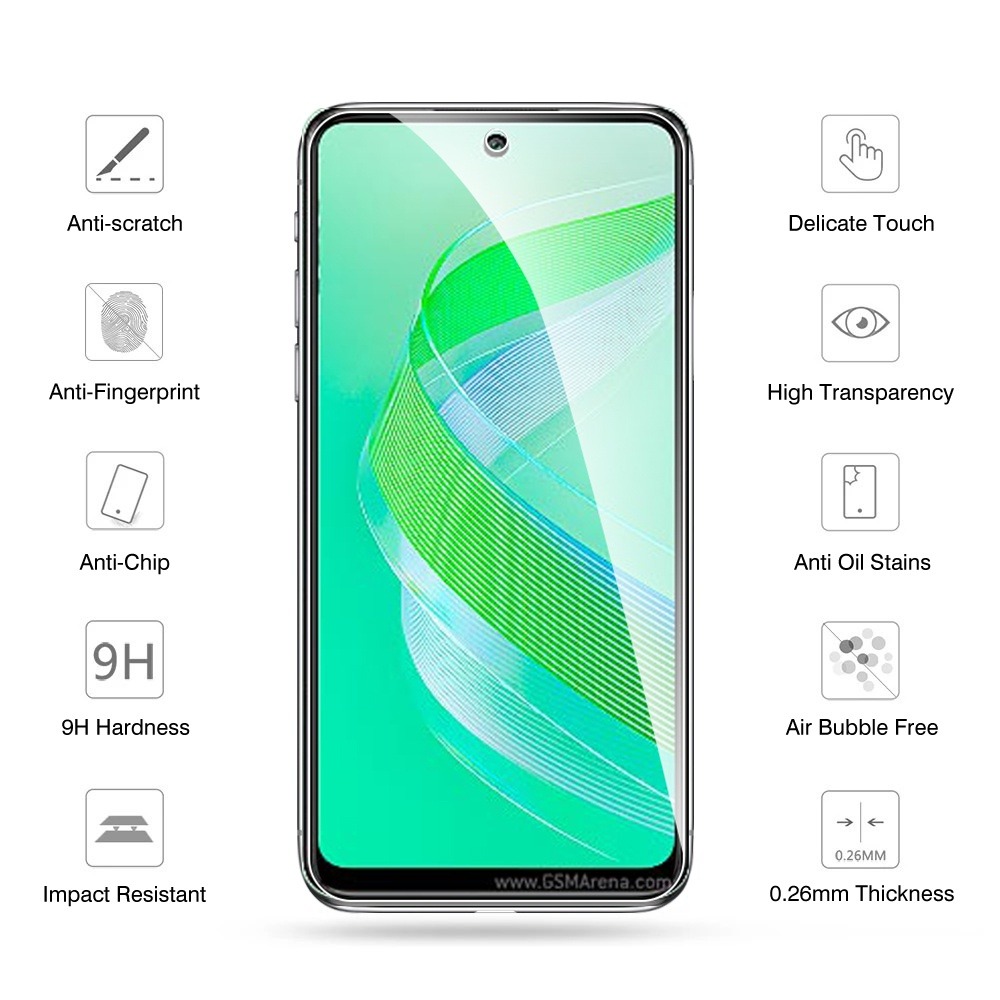 3pcs Tempered Glass for itel A70 A60s S23 P55 Screen Protector A665L ...