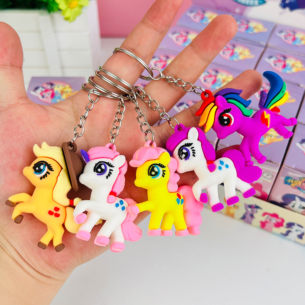 My Little Pony Cute Blind Box Keychain Twilight Sparkle Applejack Toy ...