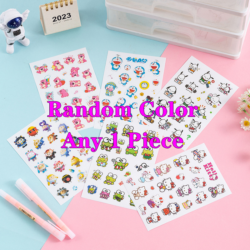 Cartoon Sticker Sanrio Modeling Sticker Goo Card Decorative Sticker ...