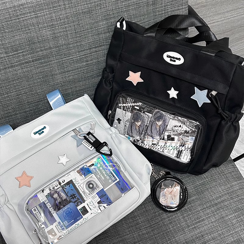 Kawaii Ita Bag Badges Display DIY Shoulder Bag Aesthetic Stylish Large ...