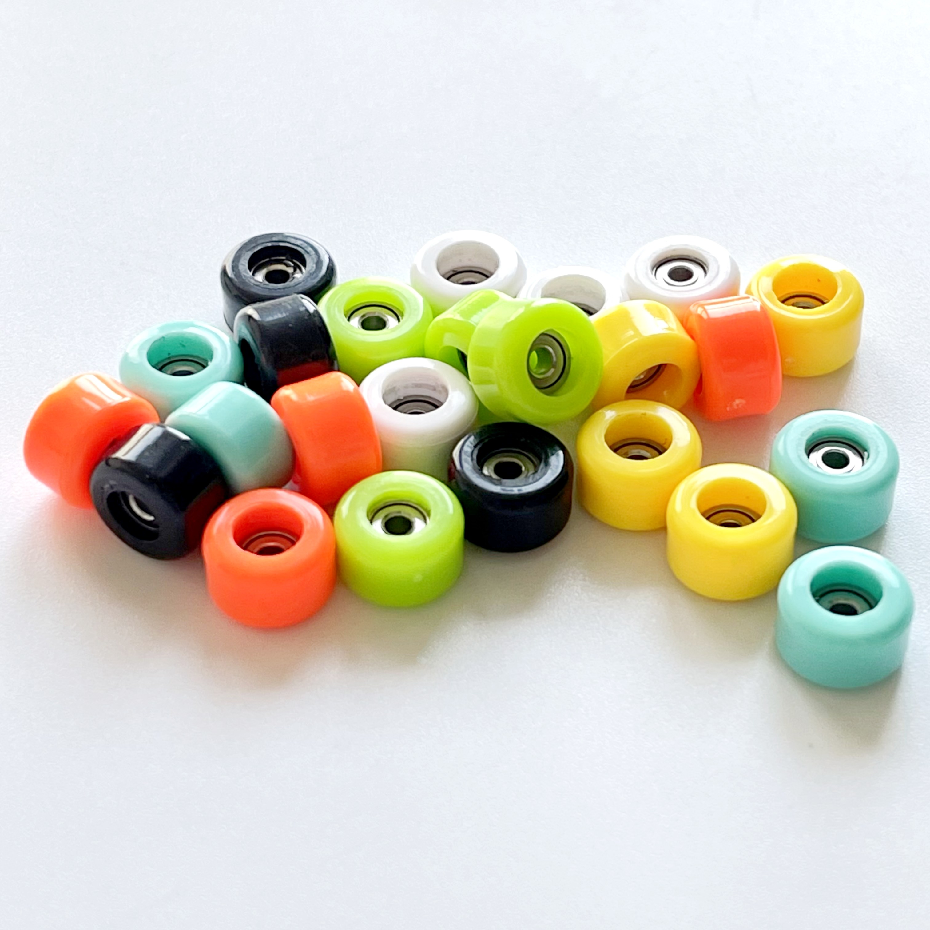 34mm Wooden Fingerboard Set with Double Axle Trucks Bearing Wheels for ...