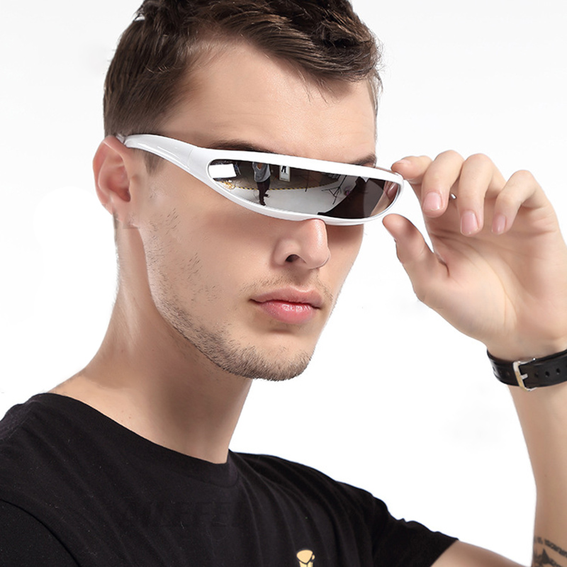 X-Men Cyclops Visor Sunglasses | UV400 Mirrored Lens Lightweight Frame ...