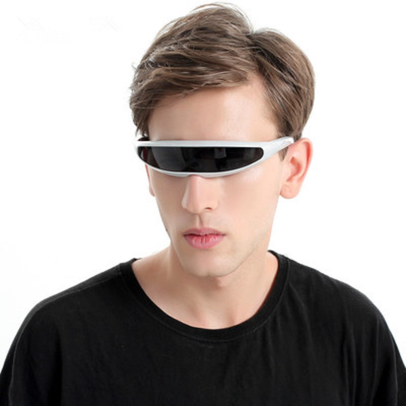X-Men Cyclops Visor Sunglasses | UV400 Mirrored Lens Lightweight Frame ...