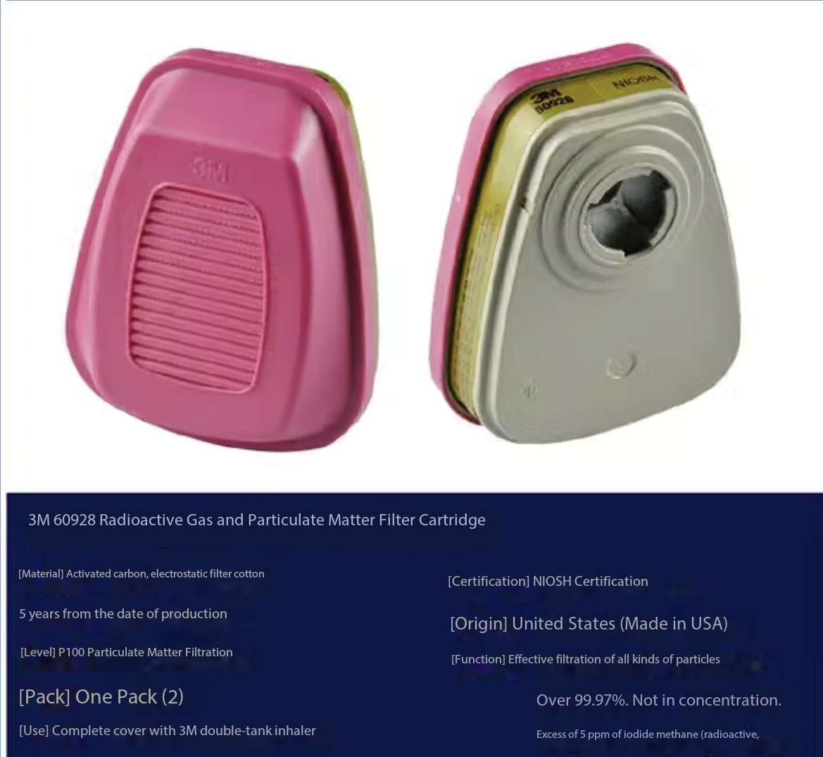 3M 60928 Organic Vapor/Acid Gas P1OO Replacement Respirator Cartridge, 1 Pair | Shopee Philippines