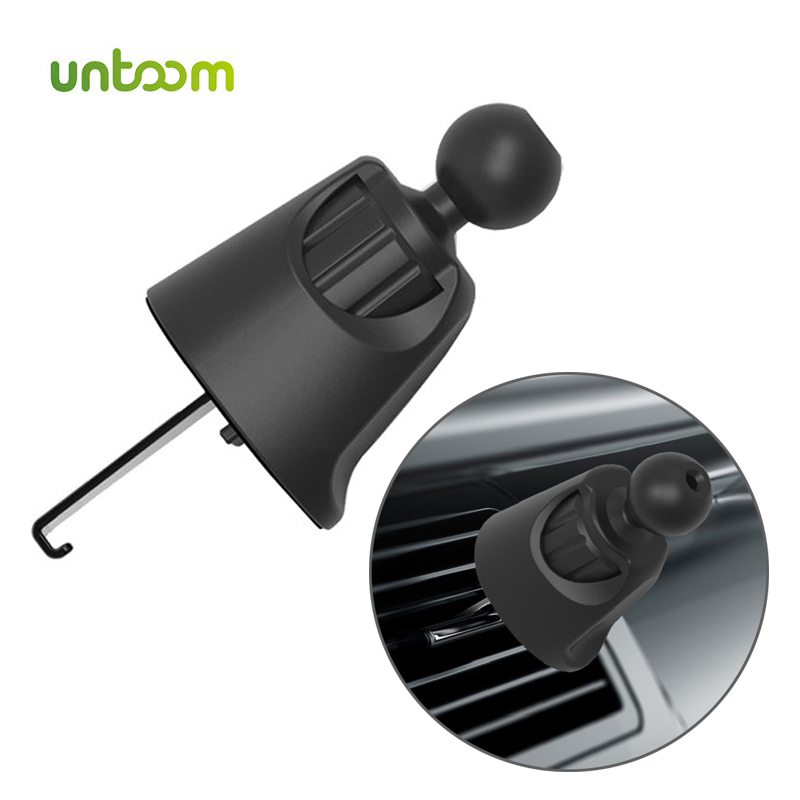 Untoom 17mm Ball Head Phone Mount Metal Hook Clip Base for Car Air ...