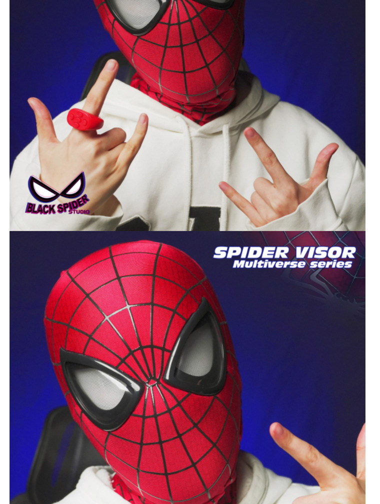 Black Spider The Amazing Spider-Man 2 Mask Movie Restoration Garfield ...