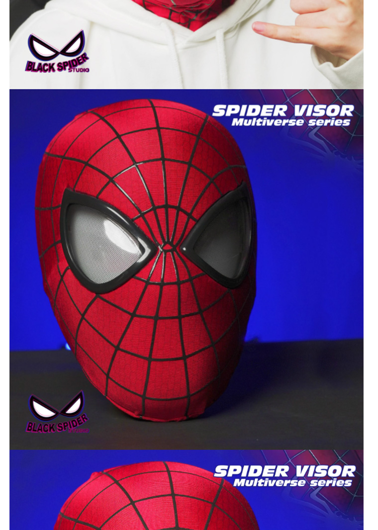 Black Spider The Amazing Spider-Man 2 Mask Movie Restoration Garfield ...