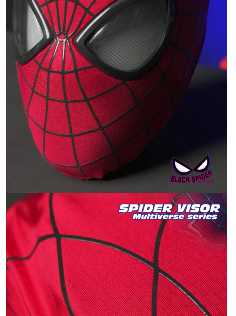 Black Spider The Amazing Spider-Man 2 Mask Movie Restoration Garfield ...
