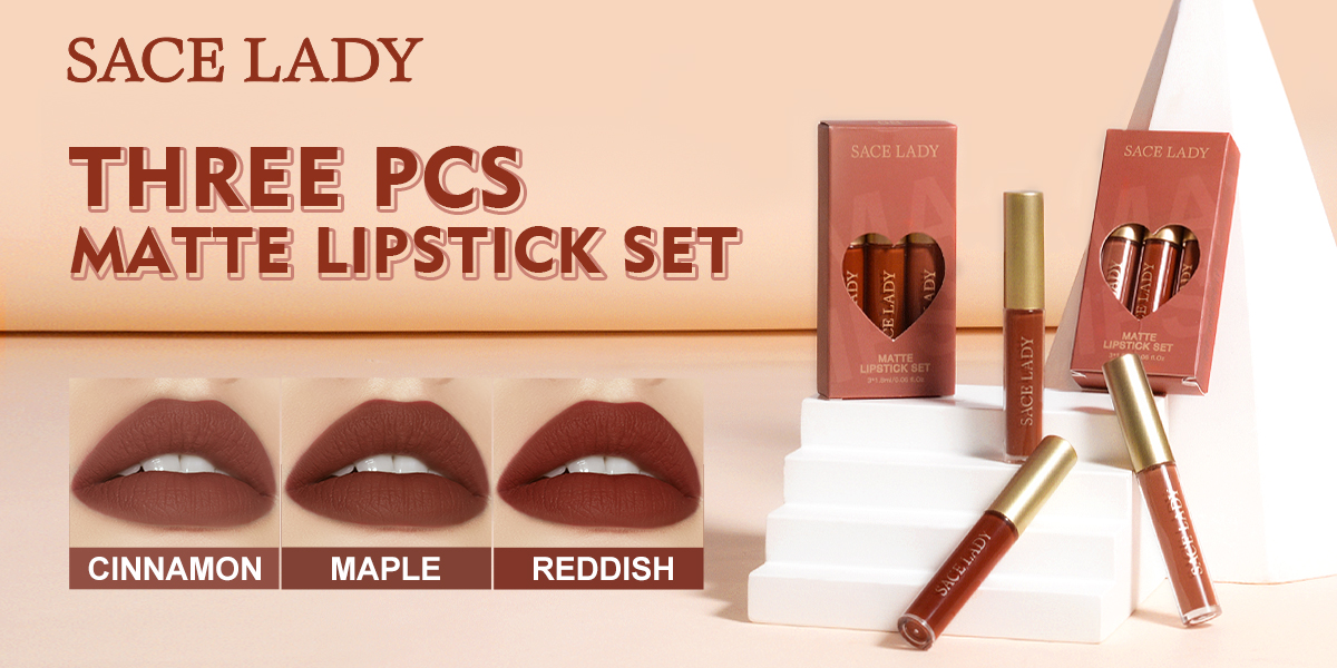 SACE LADY Liptint Set Matte Liquid Lipstick Waterproof Highly Pigmented ...