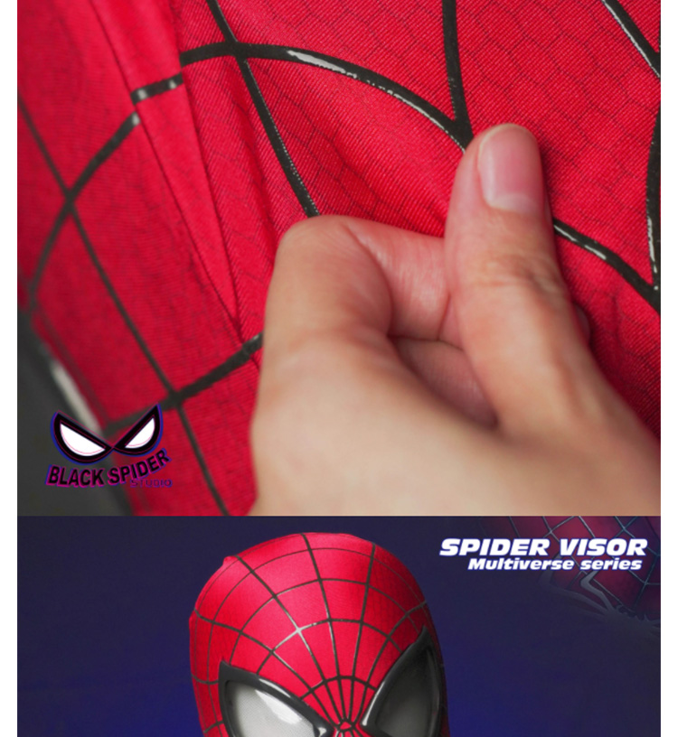 Black Spider The Amazing Spider-Man 2 Mask Movie Restoration Garfield ...