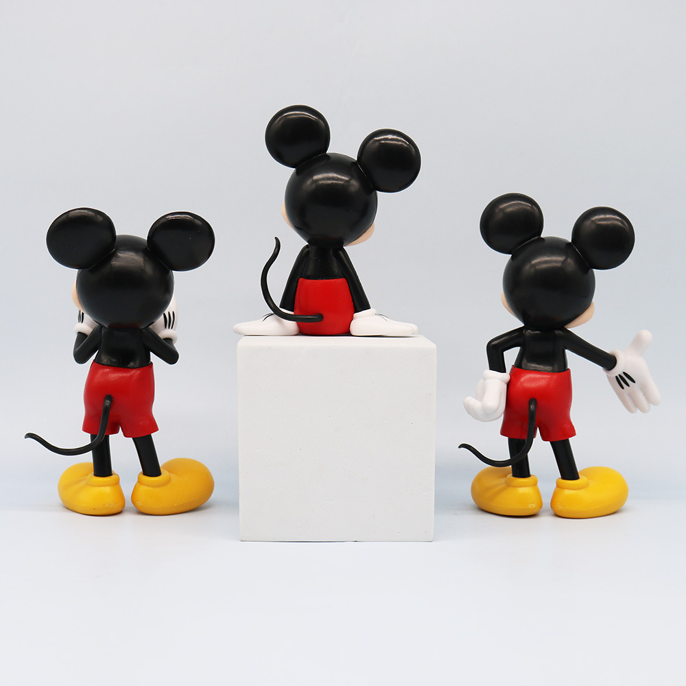 3Pcs/Set 15cm Cartoon Mickey Mouse and Donald Duck Figure Mickey Mouse ...