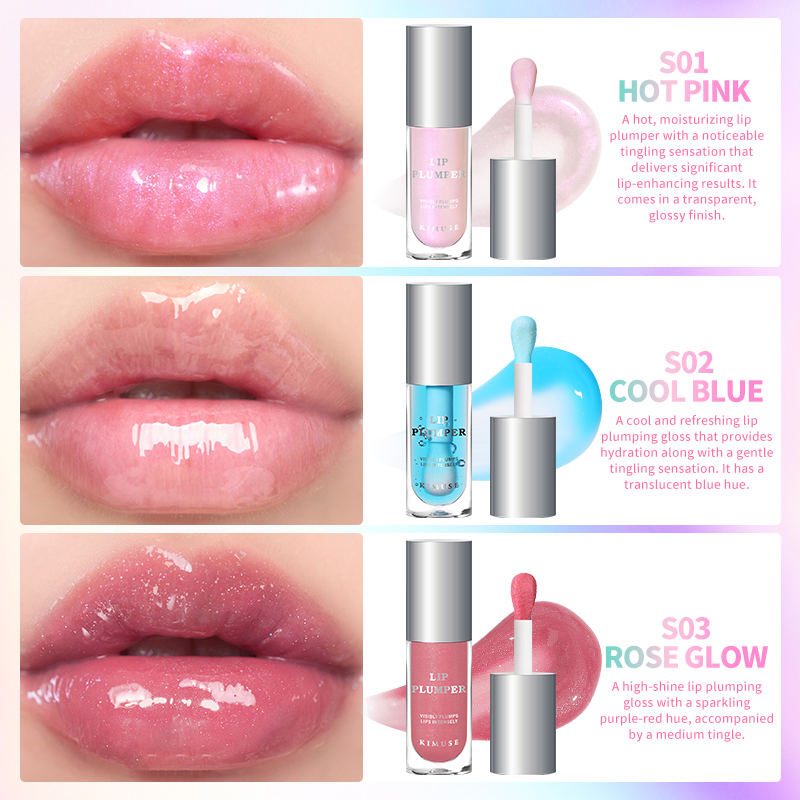 KIMUSE Lip Plumper Visibly Plums Lips Intensely Lasting Fullness ...