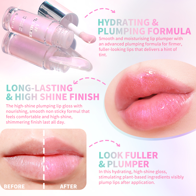 KIMUSE Lip Plumper Visibly Plums Lips Intensely Lasting Fullness ...