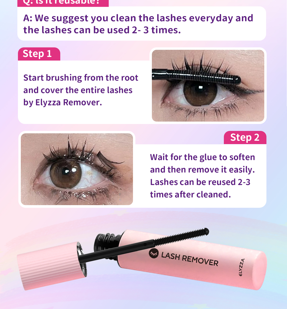 [Sent From Manila] Elyzza Volume Lashes 2-3 Days Arrival Gemini&Crown ...