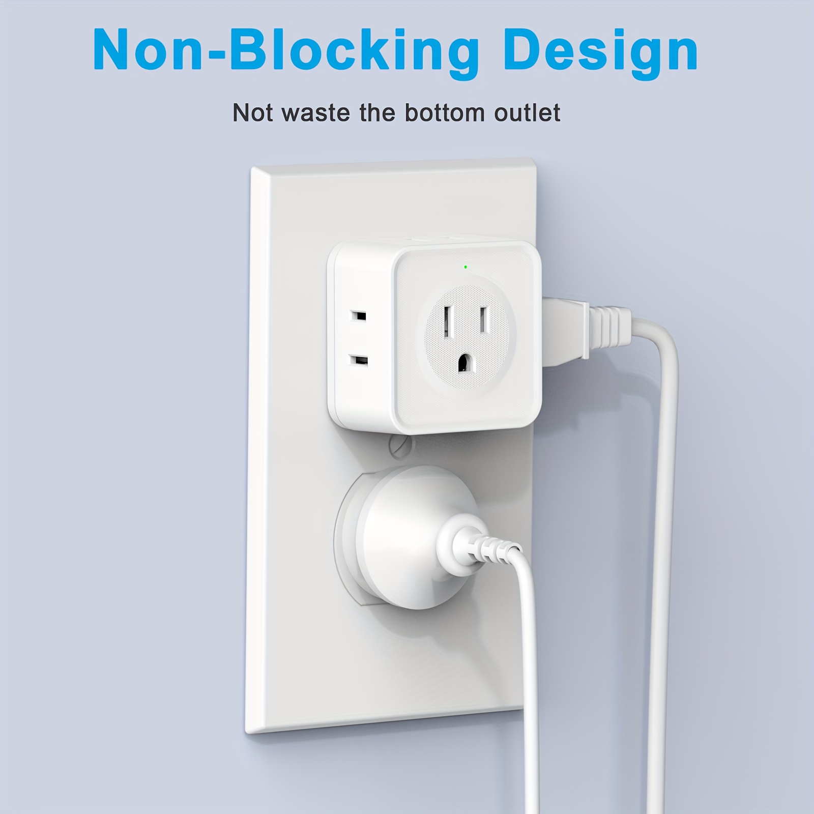 Multifunctional Power Socket, 5 Sockets Outlet power Strip for Fast ...