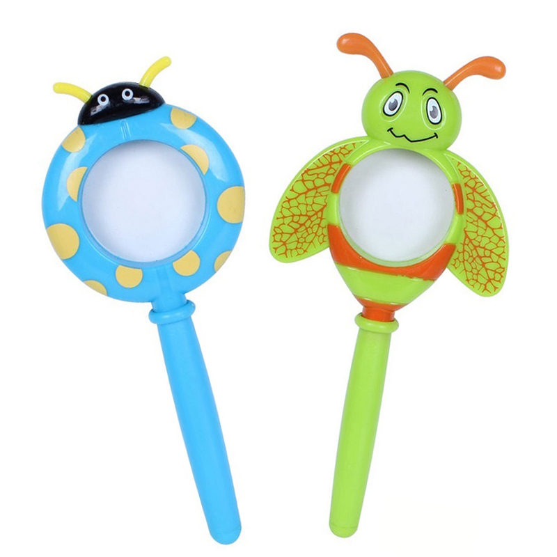 Handheld Magnifier for Children Cartoon Insect Shape Magnifying Glass ...