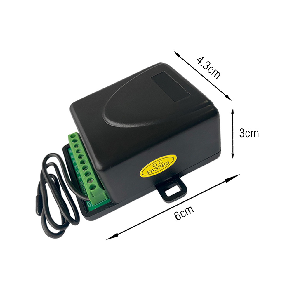 Universal Garage Door Auto Gate Opener 433.92mhz Rolling Code Remote Control And 12-24v AC DC ...