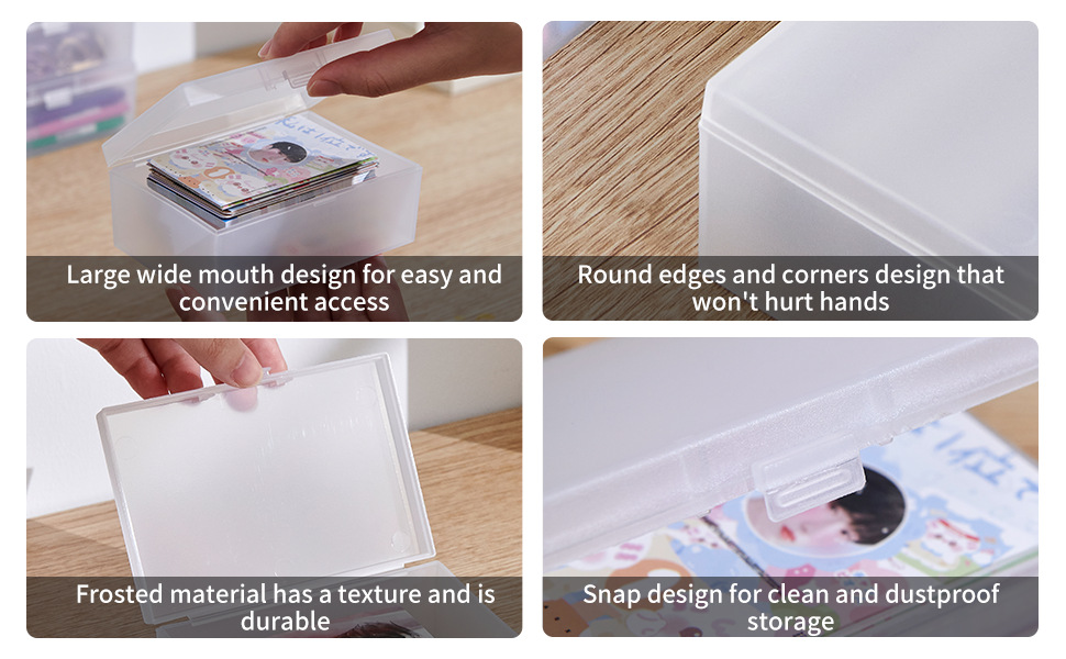 Cross-border Student Small Card Box Document Storage Box Card Film Box ...