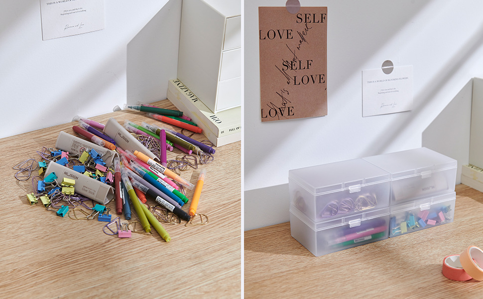 Cross-border Student Small Card Box Document Storage Box Card Film Box ...