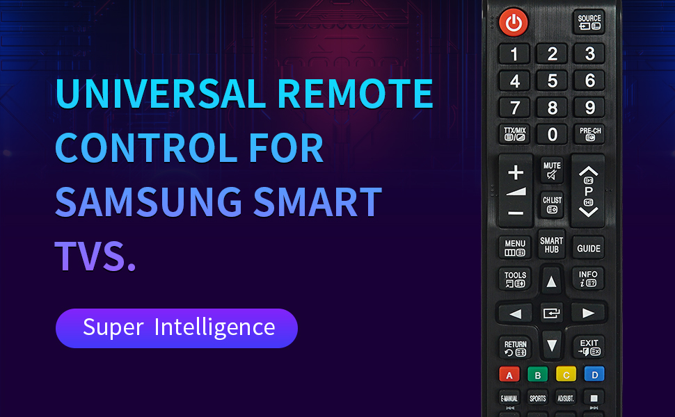 New BN59-01199G Replacement Remote Control for Samsung Smart TV Curved ...