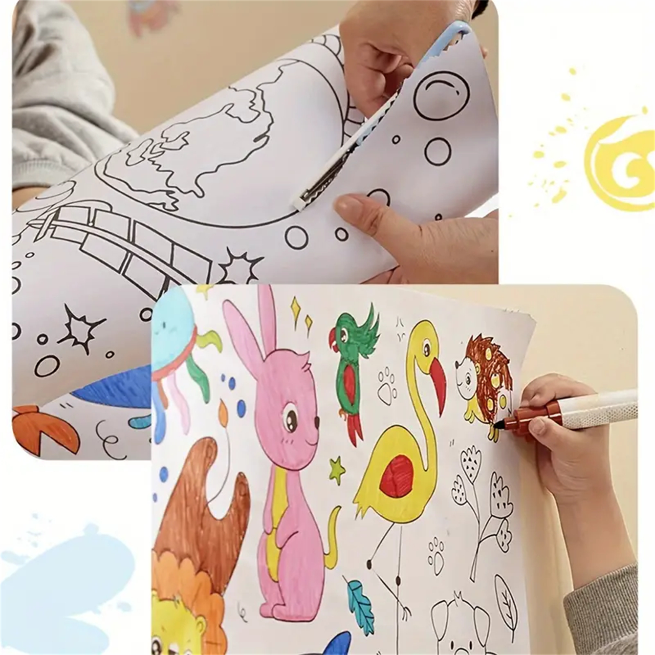 1 Roll Graffiti Painting Roll, Painting Paper Roll DIY Painting ...
