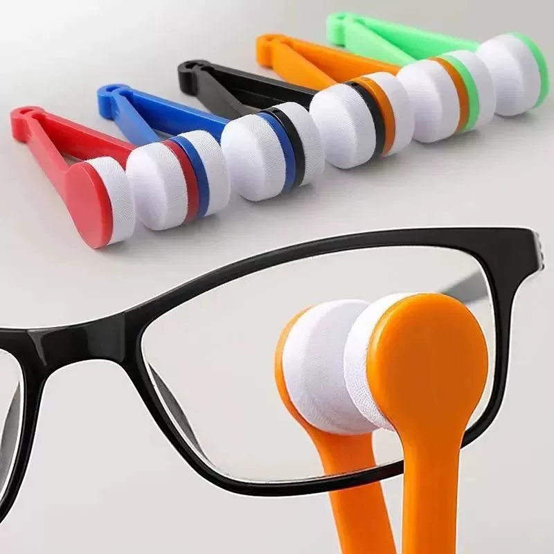 Portable Microfiber Glasses Brush | Double-Sided Spectacle Cleaner ...