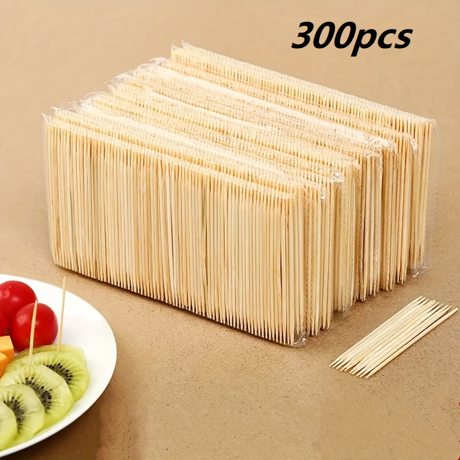 High-End Double-Headed 300 Pcs Teeth Removal Tool Bamboo Floss Portable ...